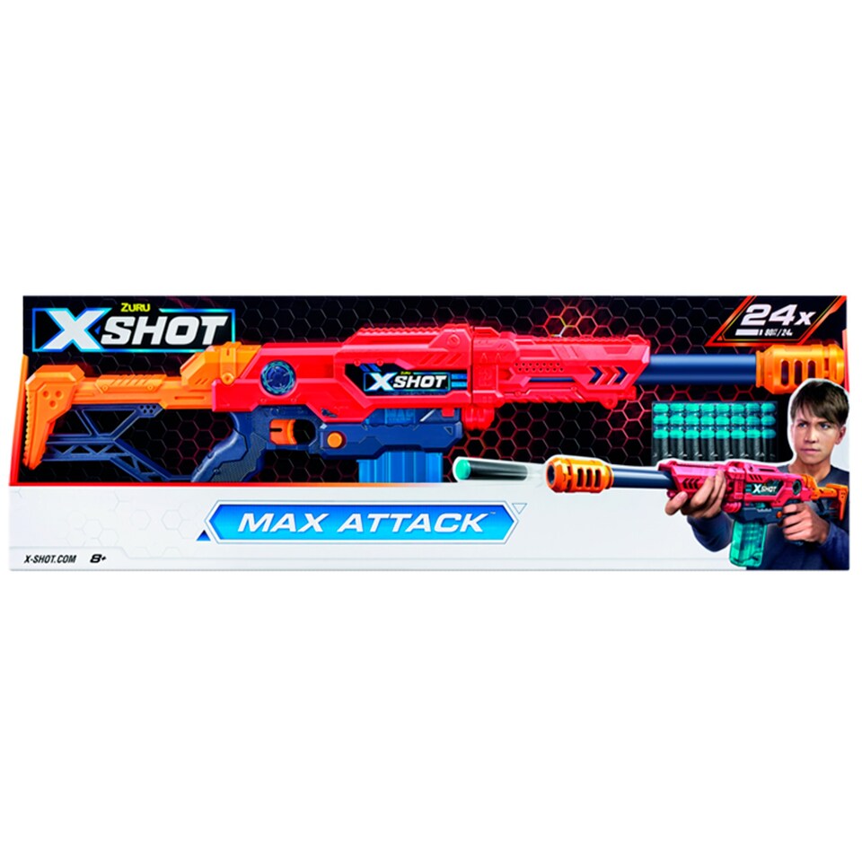 Zuru X-Shot Max Attack zbra& - Tesco Groceries