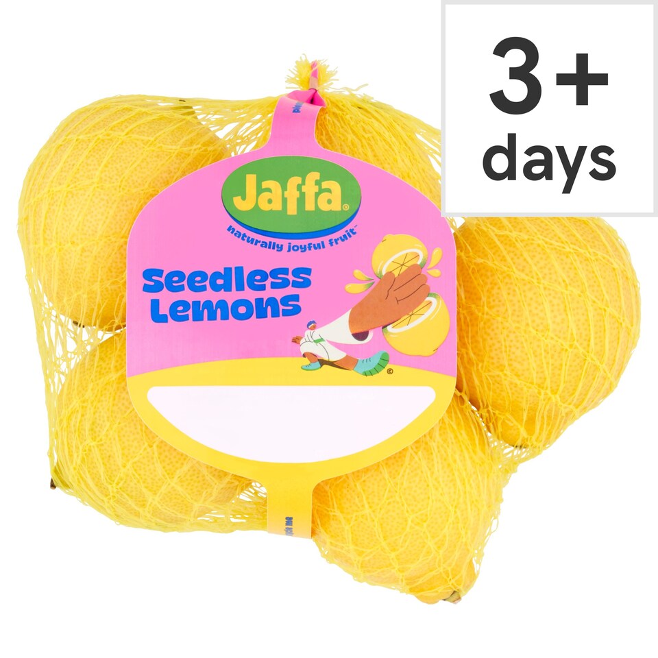 Jaffa Seedless Lemons 4 Pack - Tesco Groceries