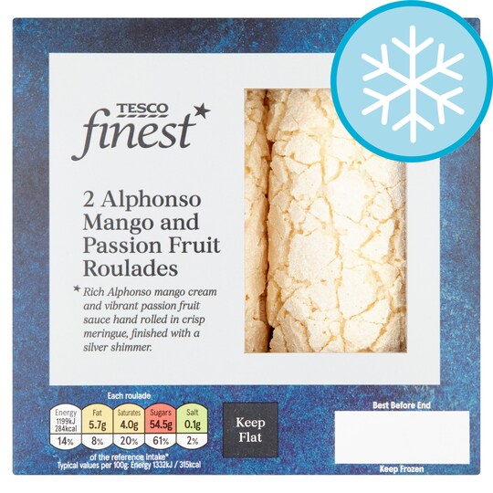 Tesco Finest Mango Passion Fruit Roulades 2X90g - Tesco Groceries