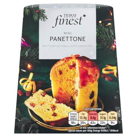 Tesco Finest Classic Mini panettone 100g - Tesco Groceries