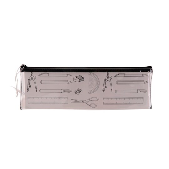Tesco Clear Pencil Case Large - Tesco Groceries