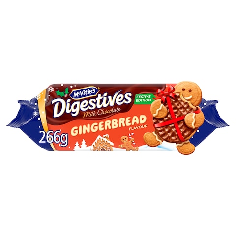 McVitie's Digestive Milk Chocolate Gingerbread 266g - Tesco Groceries