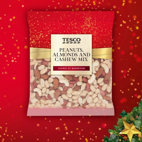 Tesco Peanuts Almonds & Cashew Mix 600G - Tesco Groceries
