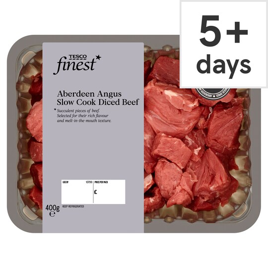 Tesco Finest Diced Beef 400G - Tesco Groceries