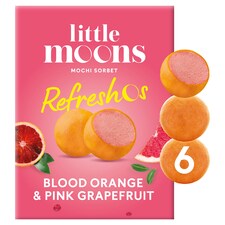 Little Moons Refreshos Vegan Blood Orange & Pink Grapefruit Mochi ...