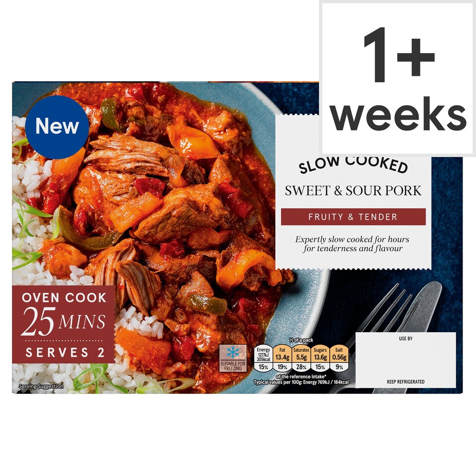 Tesco Slow Cooked Sweet And Sour Pork 420g Tesco Groceries