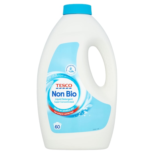 Tesco Non Biological Detergent Super Concentrated 1.8L 60W - Tesco ...
