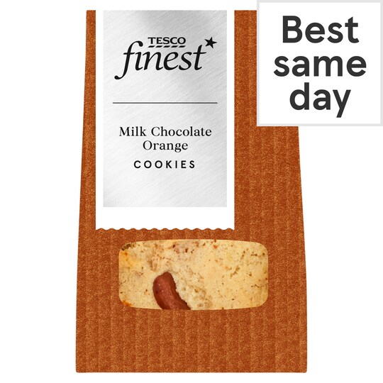 Tesco Finest Chocolate Orange Cookies 4 Pack - Tesco Groceries