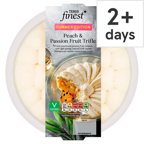 Tesco Finest Peach & Passion Fruit Trifle 550g - Tesco Groceries