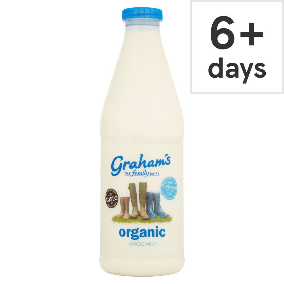 Graham's Organic Whole Milk 1L - Tesco Groceries