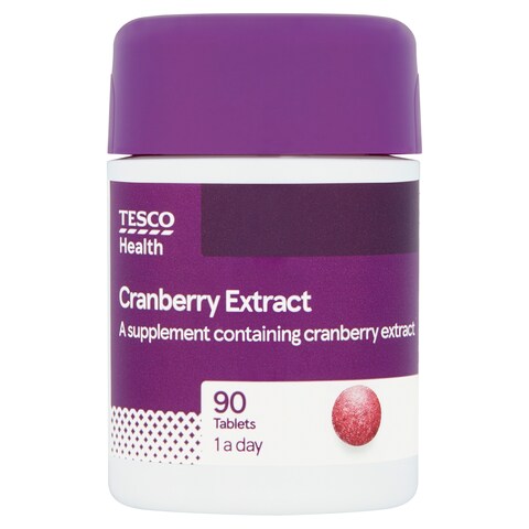 Tesco Health Cranberry Extract Tablets 90s - Tesco Groceries