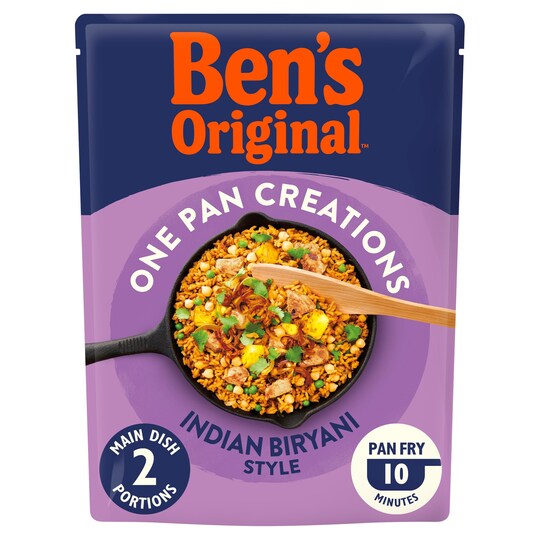 Ben's Original One Pan Indian Style Biryani 250G - Tesco Groceries
