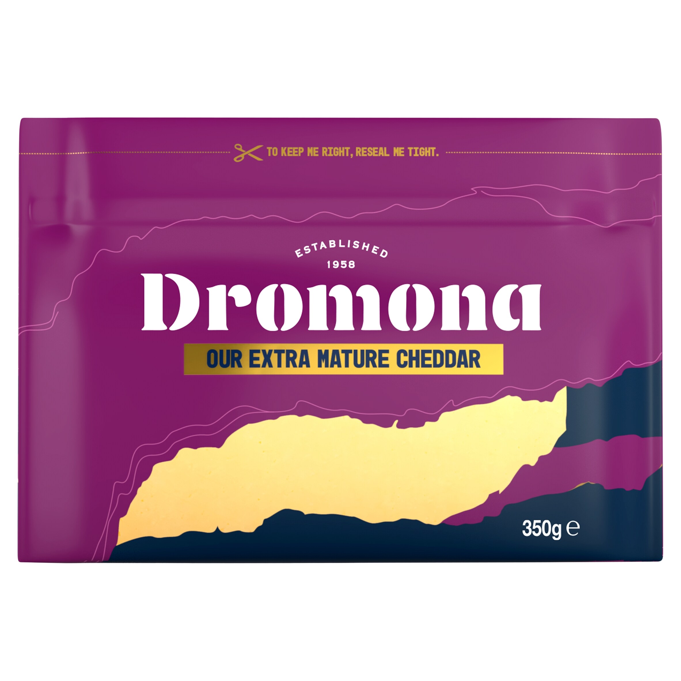 Dromona Extra Mature Cheddar Cheese 350 G - Tesco Groceries