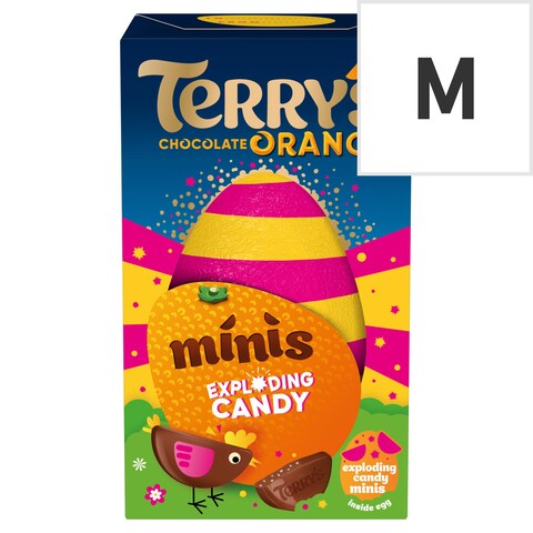 Terry's Chocolate Orange Exploding Candy Minis Easter Egg 91g - Tesco ...
