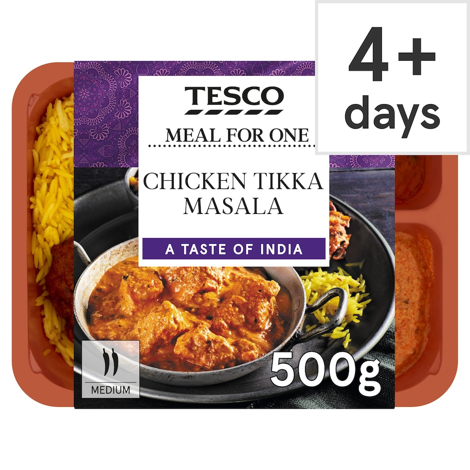 Tesco Chicken Tikka Masala Meal For One 500g - Tesco Groceries