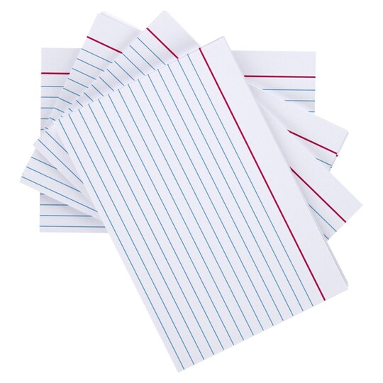Tesco Large Record Cards 100 Pack - Tesco Groceries