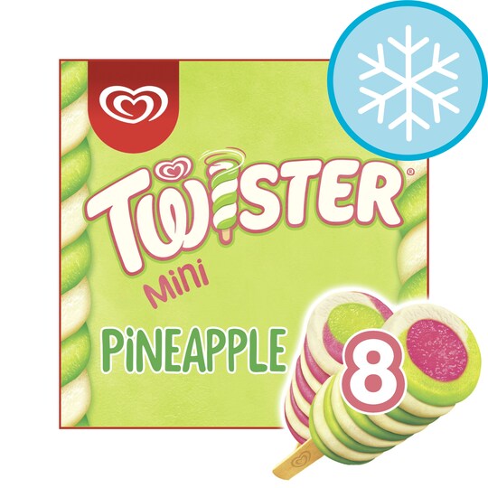 Twister Mini Ice Cream Lolly 8 X 50Ml - Tesco Groceries
