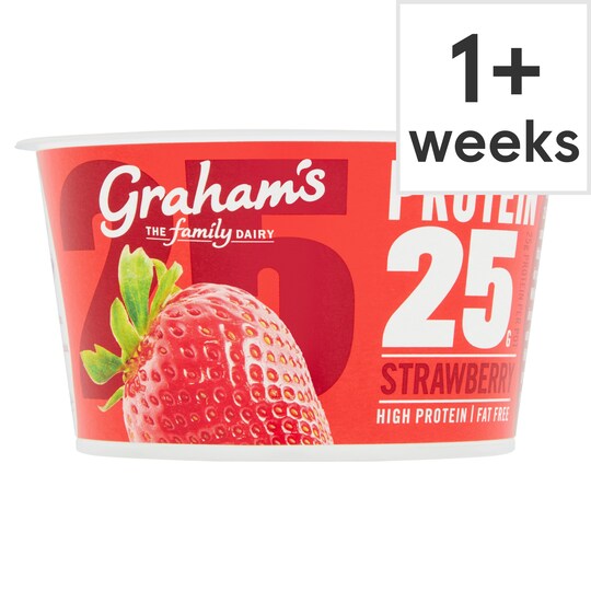 Graham's Protein 25G Strawberry Quark 200G - Tesco Groceries