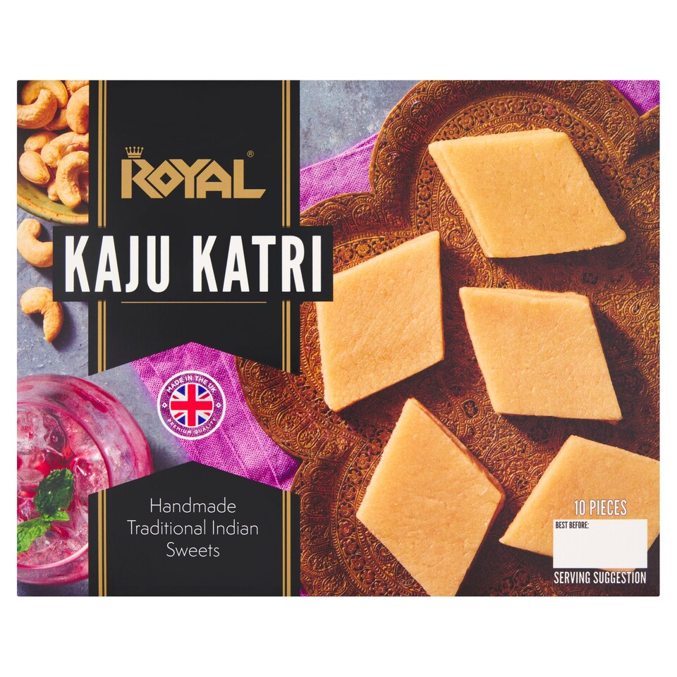 Royal Kaju Katri 10 pieces 250g - Tesco Groceries