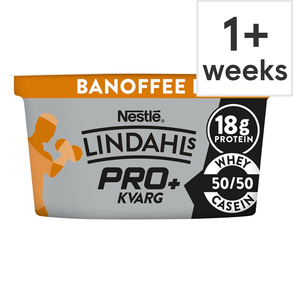 Lindahl's Pro Plus Banoffee Fat Free Quark 150G - Tesco Groceries
