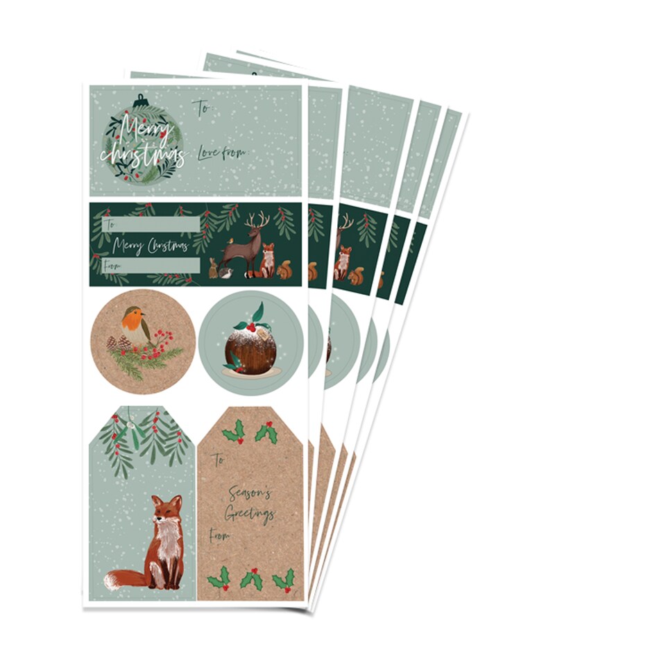 Tesco Belonging Sticker Tags 6 Sheets - Tesco Groceries