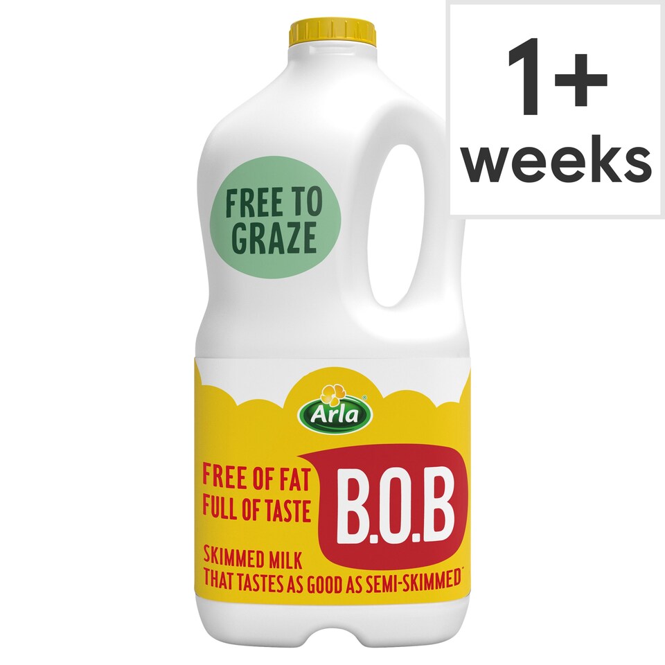 Arla Bob Skimmed Milk 2 Litre - Tesco Groceries