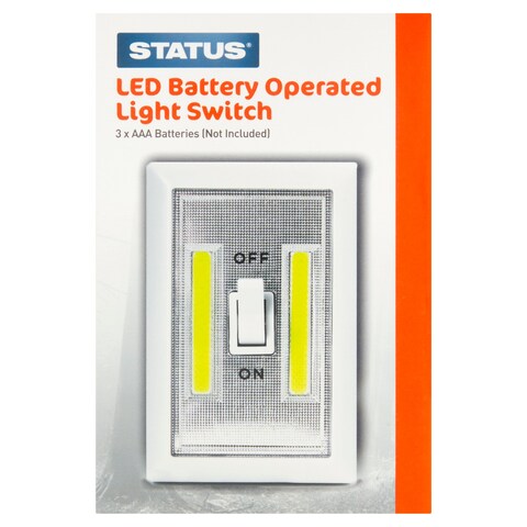 Status Led Battery Powered Light Switch - Tesco Groceries