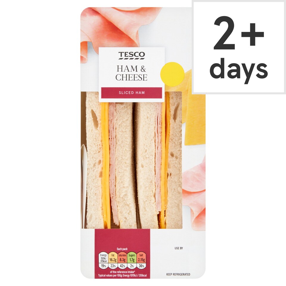 Tesco Ham & Cheese Sandwich 145g - Tesco Groceries
