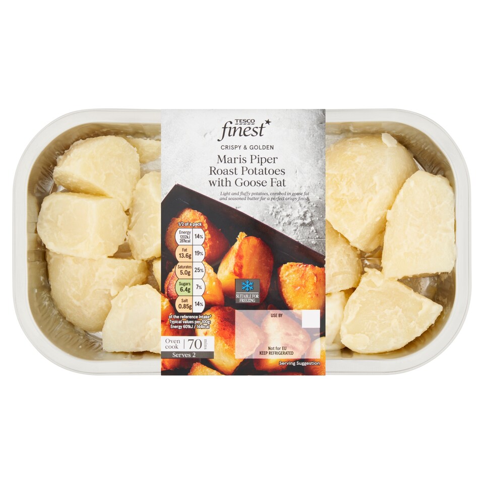 Tesco Finest Roast Potatoes With Goose Fat 400g - Tesco Groceries