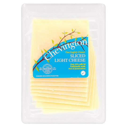 Chevington Sliced Light Cheese 200G - Tesco Groceries