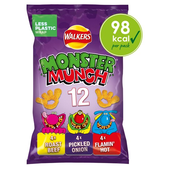 Walkers Monster Munch Multipack 12X20g - Tesco Groceries