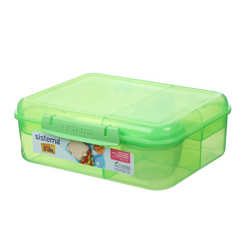 Sistema Ocean Green Bento Lunch Box 1.65L - Tesco Groceries