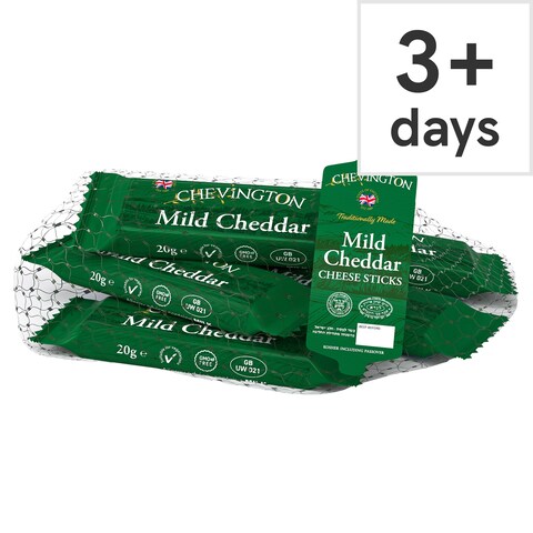 CHEVINGTON MILD CHEDDAR CHEESE STICKS 5x20g - Tesco Groceries