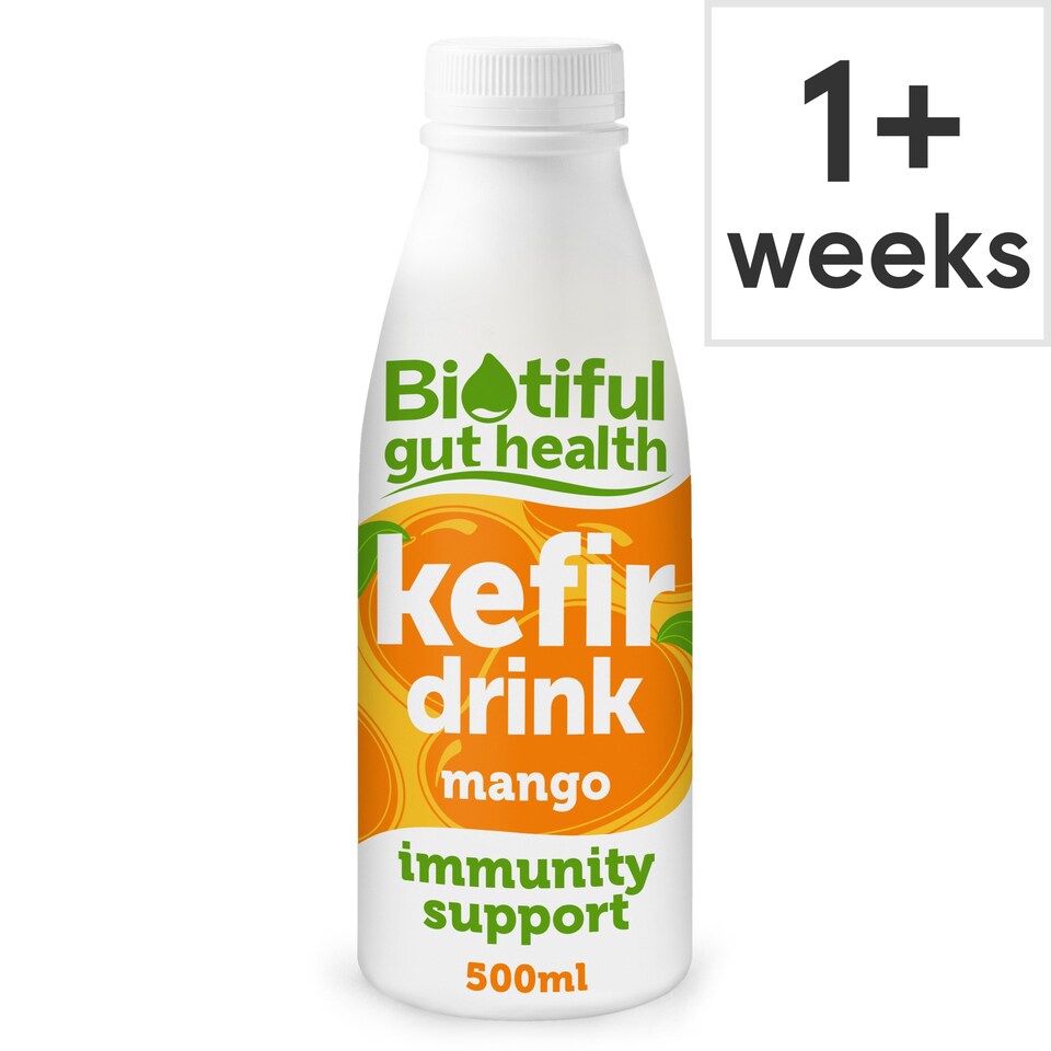Biotiful Gut Health Kefir Drink Mango 500ml - Tesco Groceries