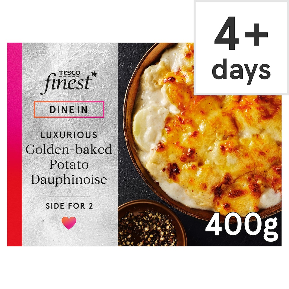 Tesco Finest Dine In Golden-baked Potato Dauphinoise 400g - Tesco Groceries