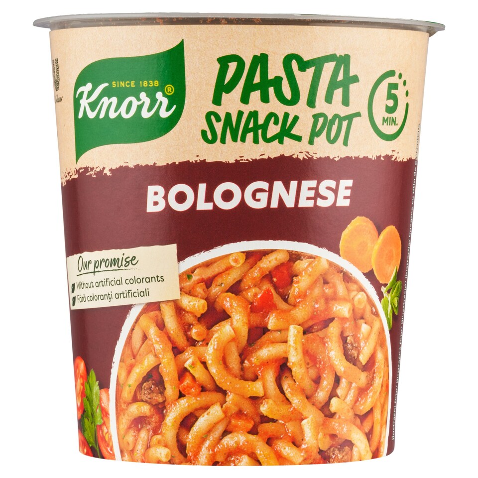 Knorr Pasta Snack Pot Bolognese 68g - Tesco Groceries