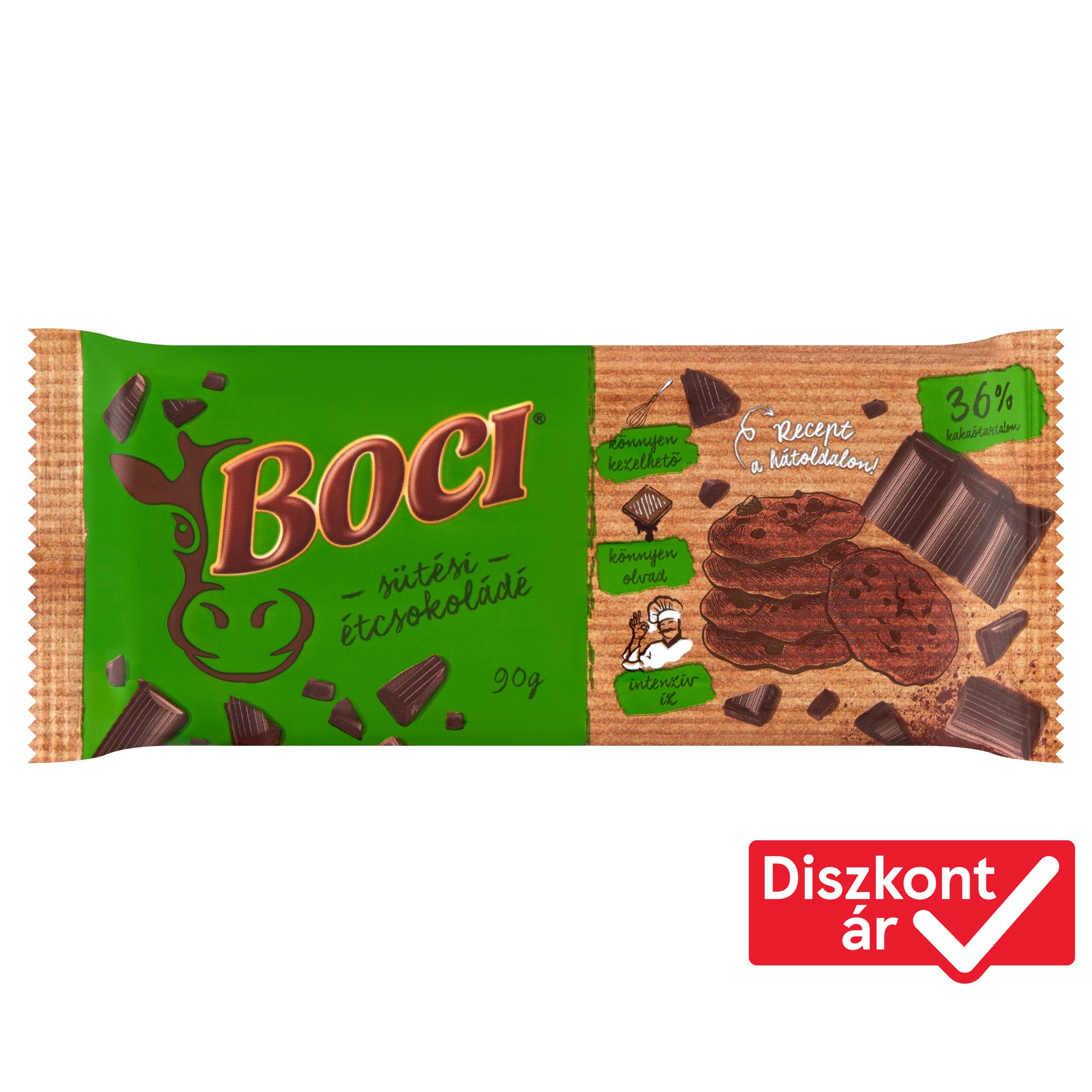 Boci sütési étcsokoládé 90 g - Tesco Groceries