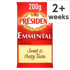 President Emmental 200G - Tesco Groceries
