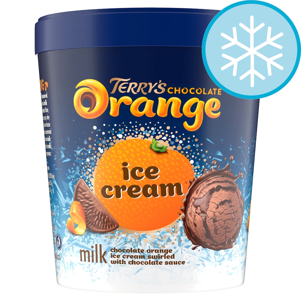 Terry's Chocolate Orange Ice Cream Tub 450ml - Tesco Groceries