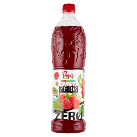 Pölöskei Zero Raspberry Flavoured Syrup with Sweeteners 1 l - Tesco ...