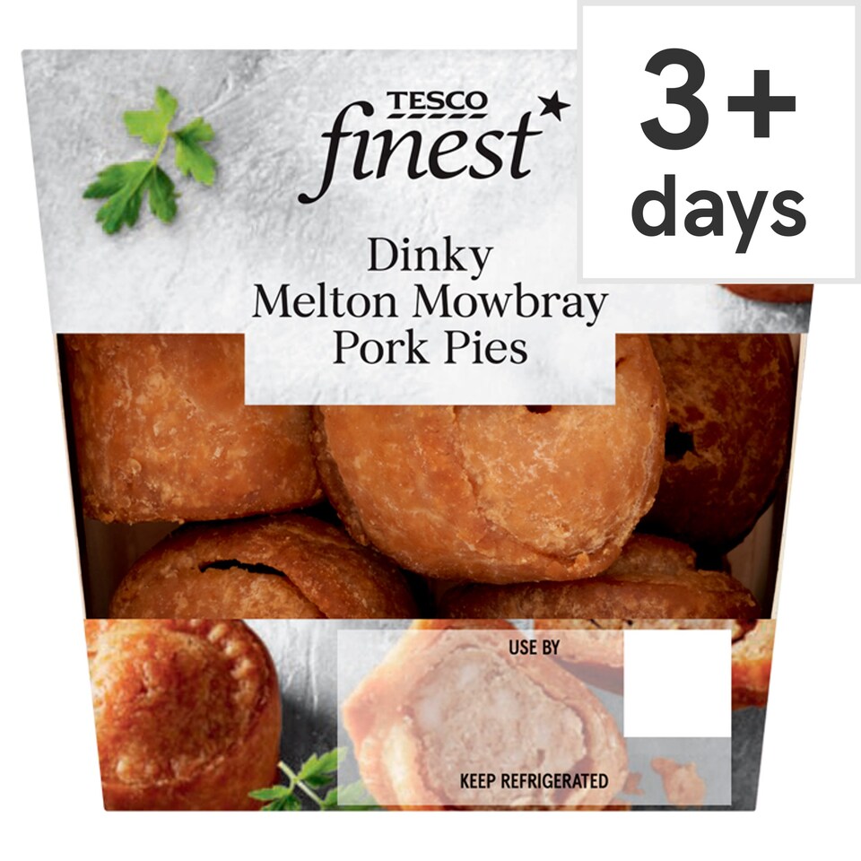 Tesco Finest Dinky Melton Mowbray Pork Pies 200G - Tesco Groceries
