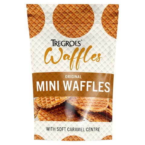 Tregroes Original Mini Waffles with Soft Caramel Centre 128g - Tesco ...