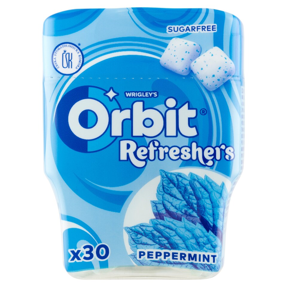 Wrigley's Orbit Refreshers Peppermint 30 ks 67g - Tesco Groceries