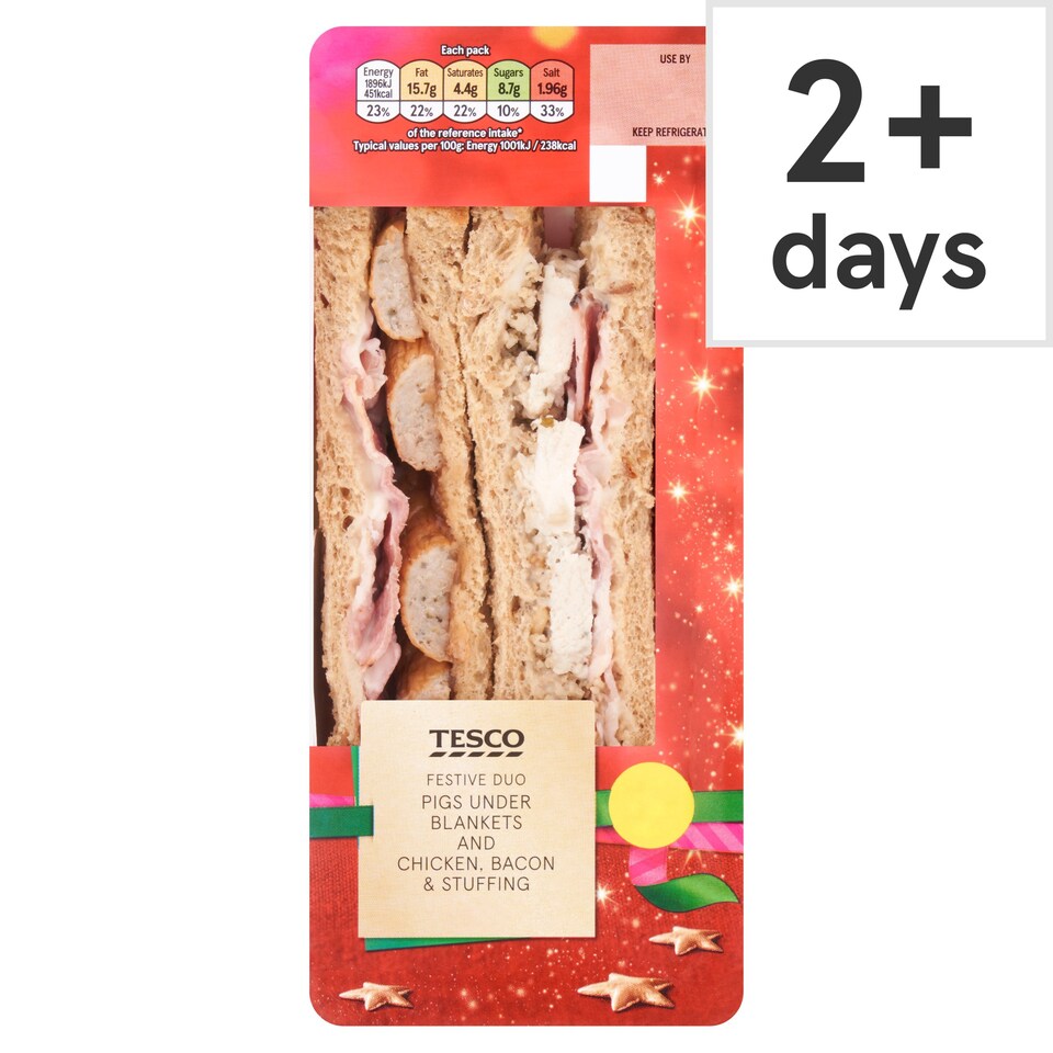 Tesco Festive Duo Sandwich - Tesco Groceries