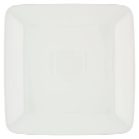 F&F Home Pearce Square White Dinner Plate - Tesco Groceries
