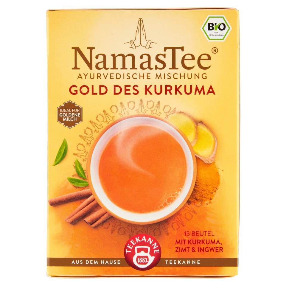 Teekanne Gold Des Kurkuma Bio koreninovo-bylinný &aj 15 x 2 g (30 g ...