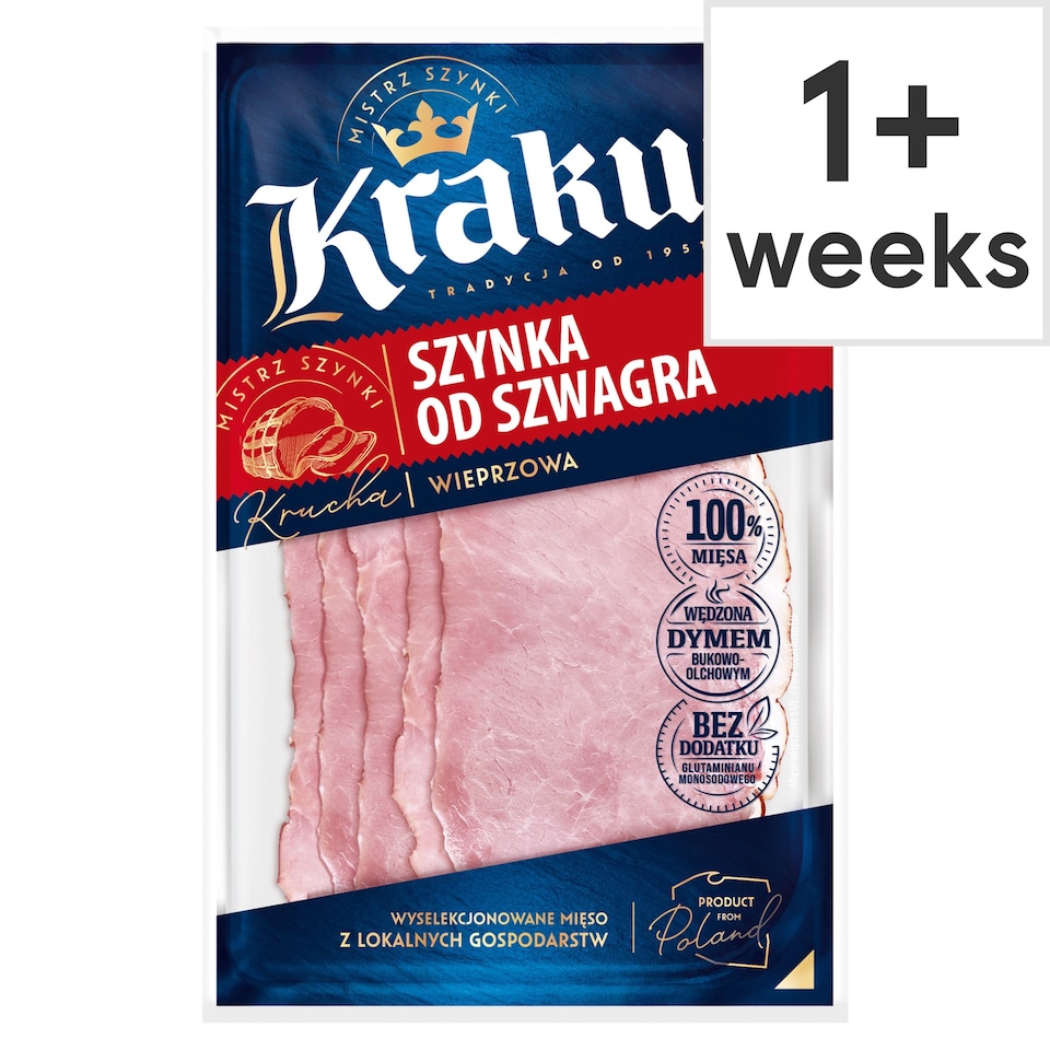 Krakus Szynka Od Szwagra Pork Ham 90g - Tesco Groceries
