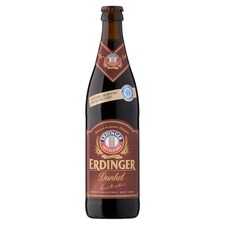 Erdinger Dunkel Unfiltered Bavarian Brown Wheat Beer 5,3% 0,5 l - Tesco ...
