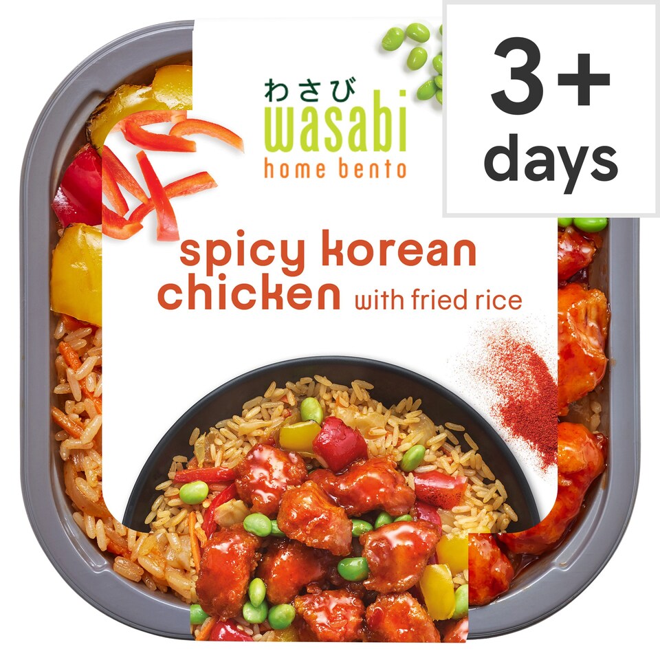 Wasabi Spicy Korean Chicken & Fried Rice 400g - Tesco Groceries