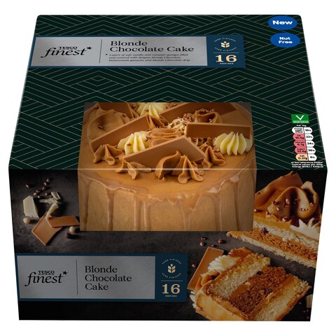 Tesco Finest Blonde Cake - Tesco Groceries